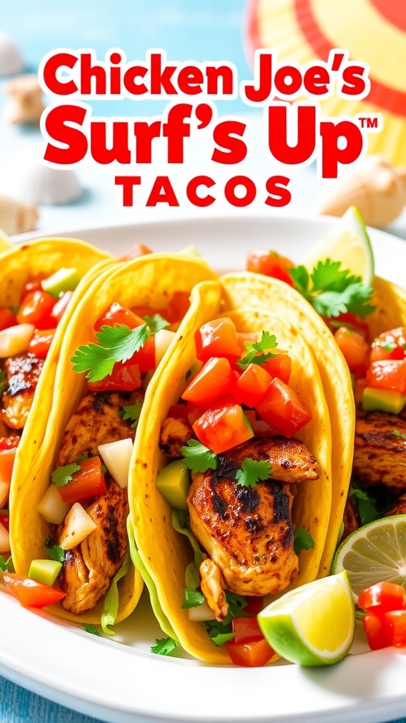 Chicken Joe's Surf's Up Tacos
